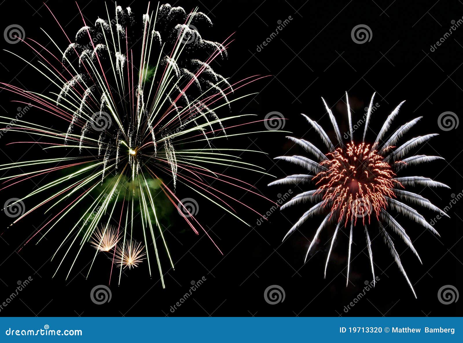 Fireworks Colors stock photo. Image of festive, july - 19713320