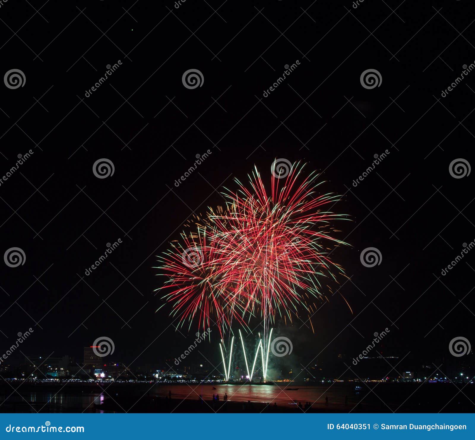 Fireworks stock image. Image of night, event, darkness - 64040351