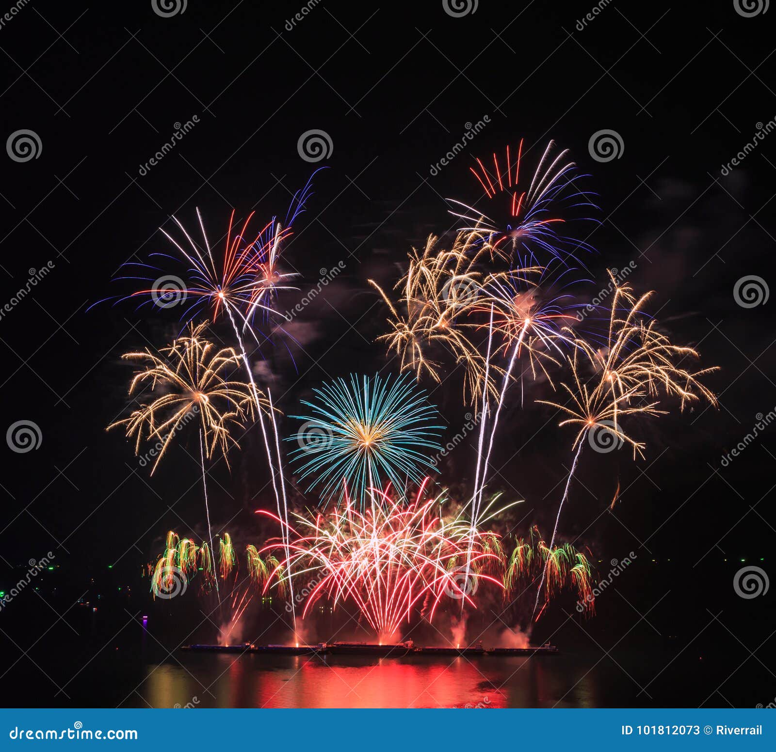Fireworks stock image. Image of fourth, birthday, effects - 101812073