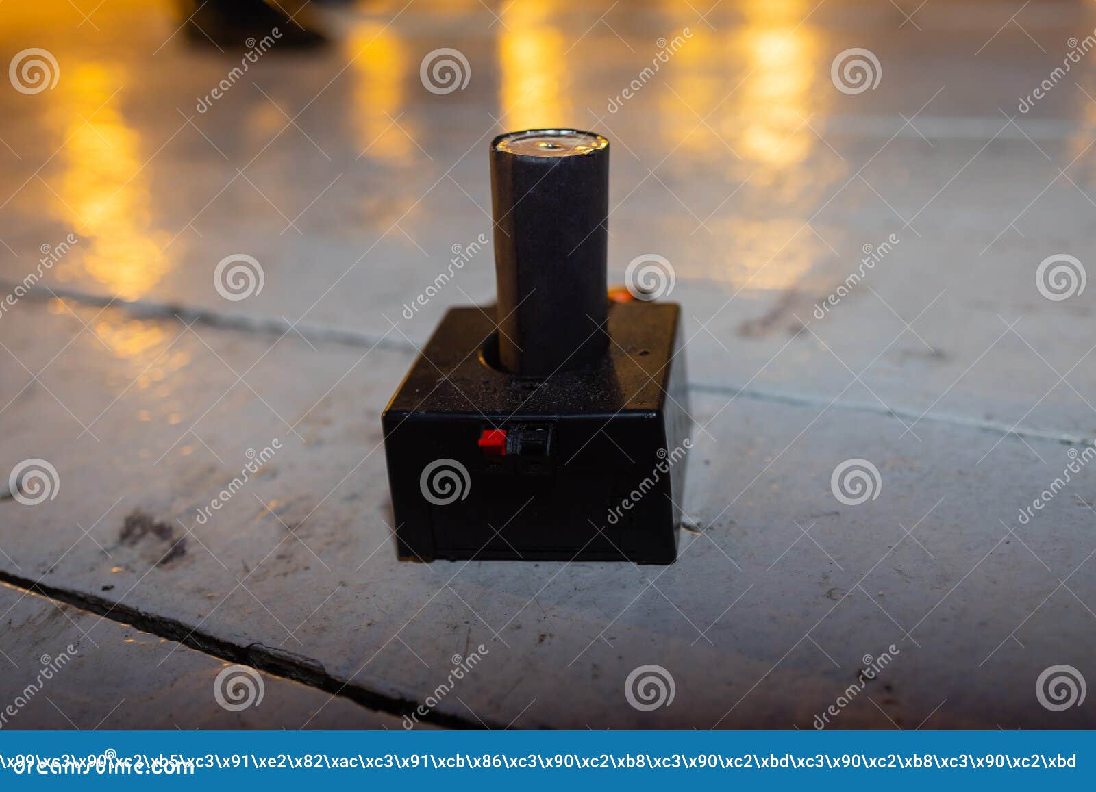 Fireworks Devices Setup Pipe Form Mini Pyrotechnics. Stock Image ...