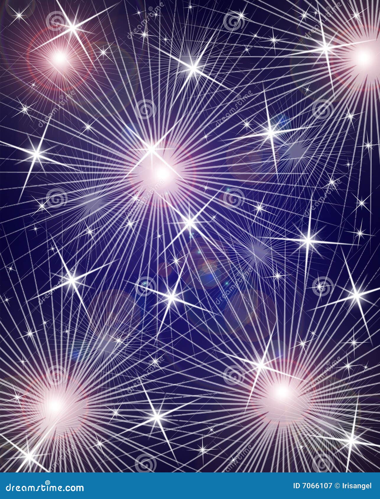 Fireworks Digital Background Stock Illustration - Illustration of ...