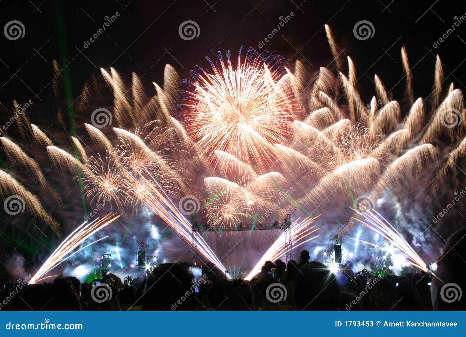 Fireworks Display stock image. Image of enjoy, flame, beauty - 1793453