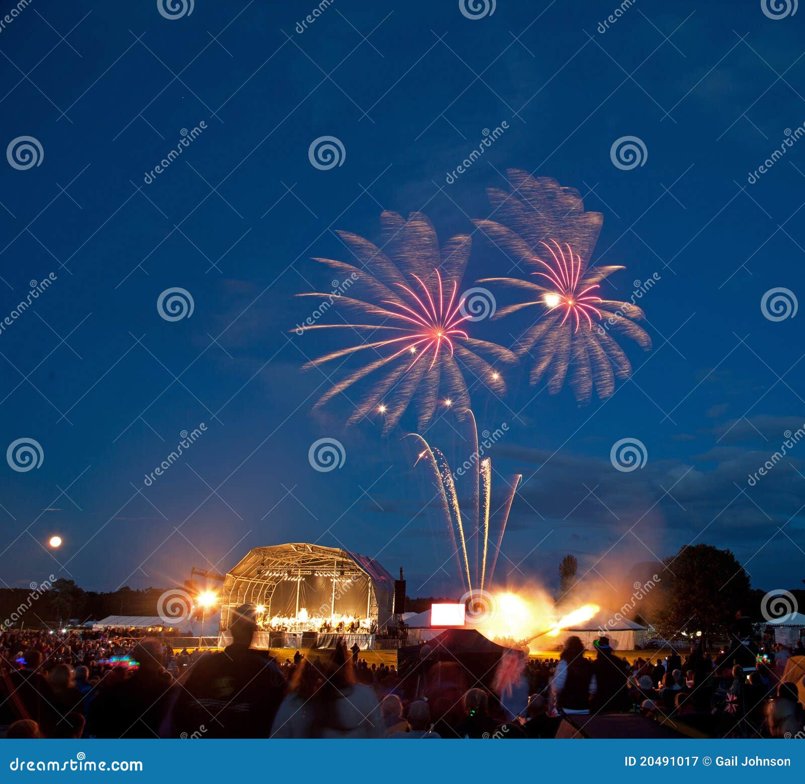 Fireworks Display stock image. Image of night, orchestra - 20491017