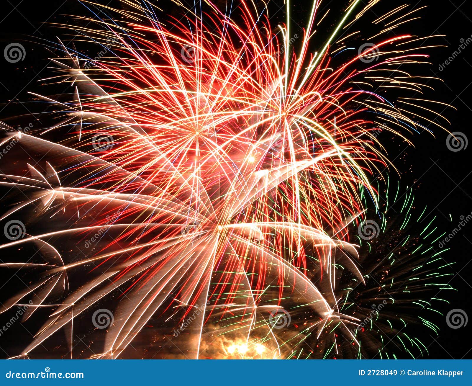 Fireworks Display stock image. Image of abstract, fourth - 2728049