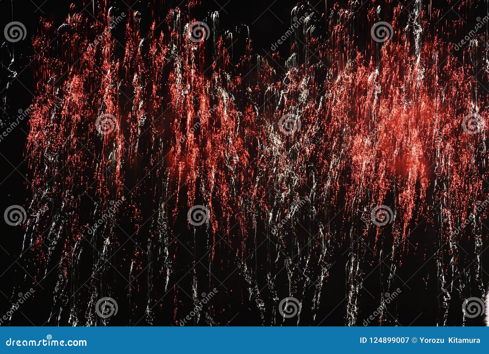 Fireworks display in Japan stock image. Image of abstract - 124899007