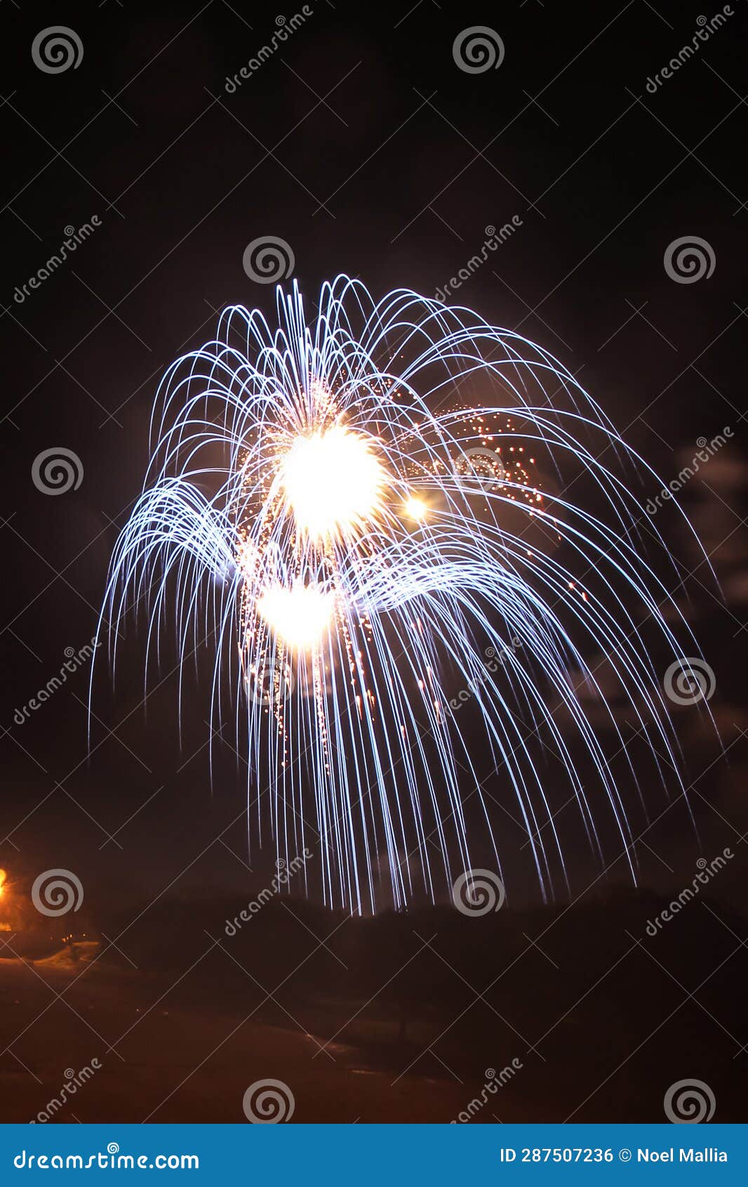 Fireworks display stock photo. Image of flame, colours - 287507236