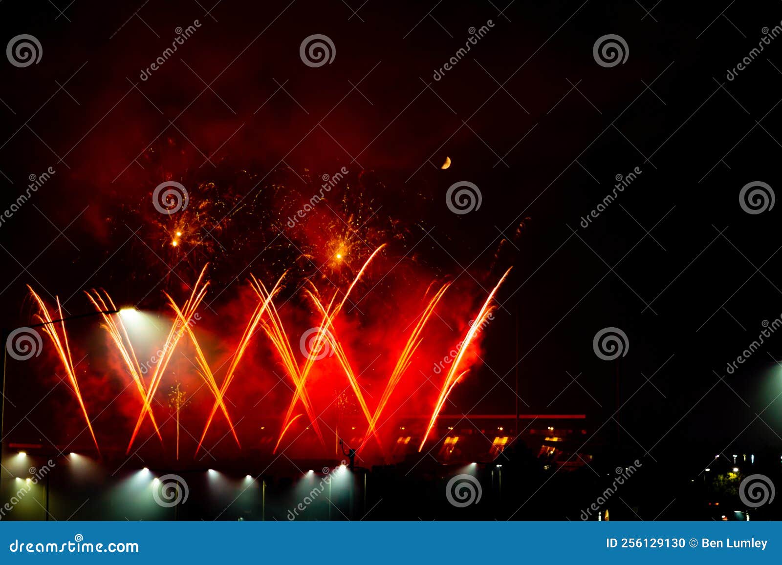 Fireworks Displays on Bonfire Night Stock Photo - Image of design ...