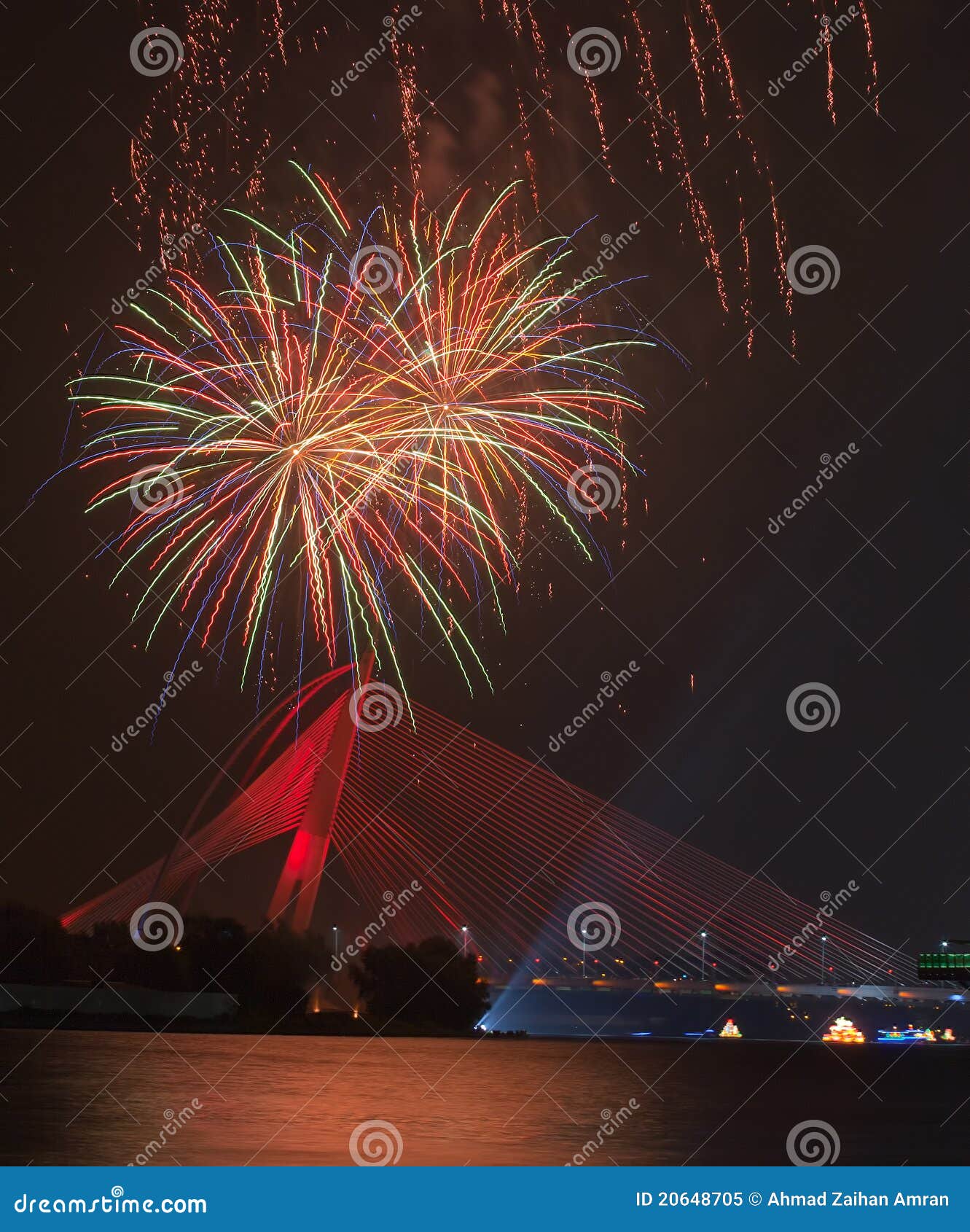 Fireworks Event at Putrajaya, Malaysia Editorial Image - Image of ...