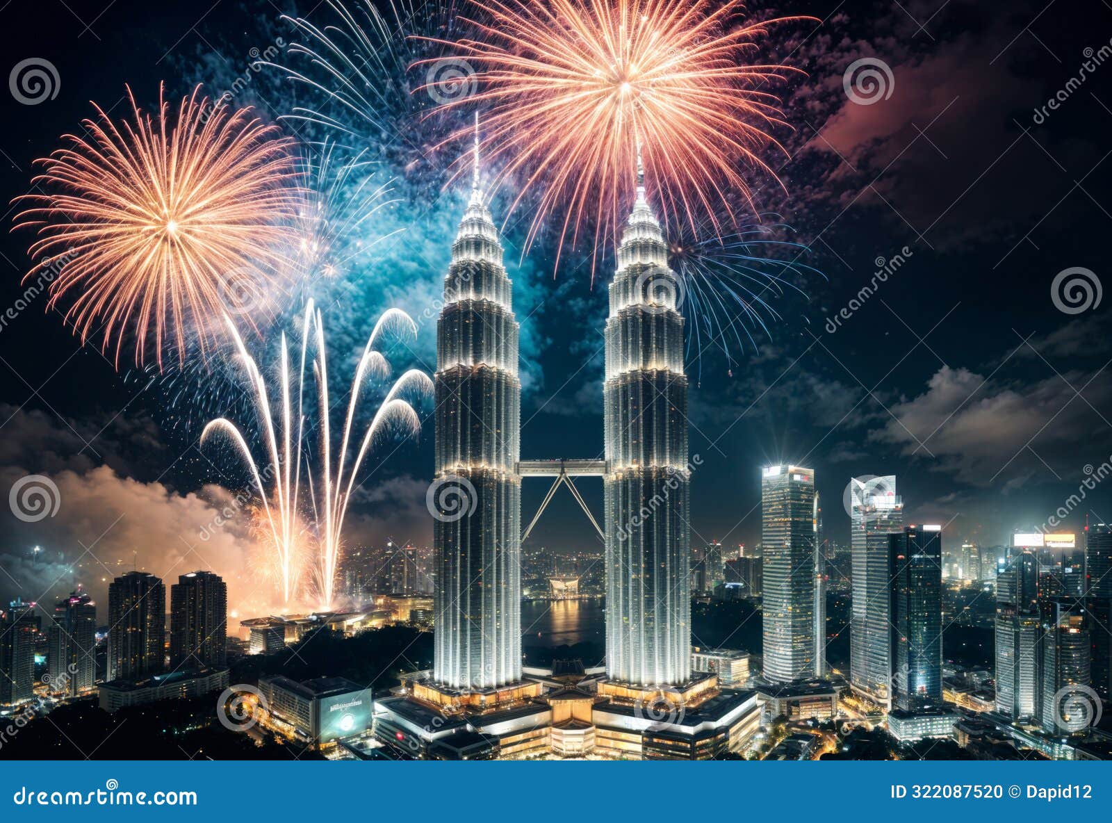 Petronas Tower Cartoon Vector | CartoonDealer.com #42845589
