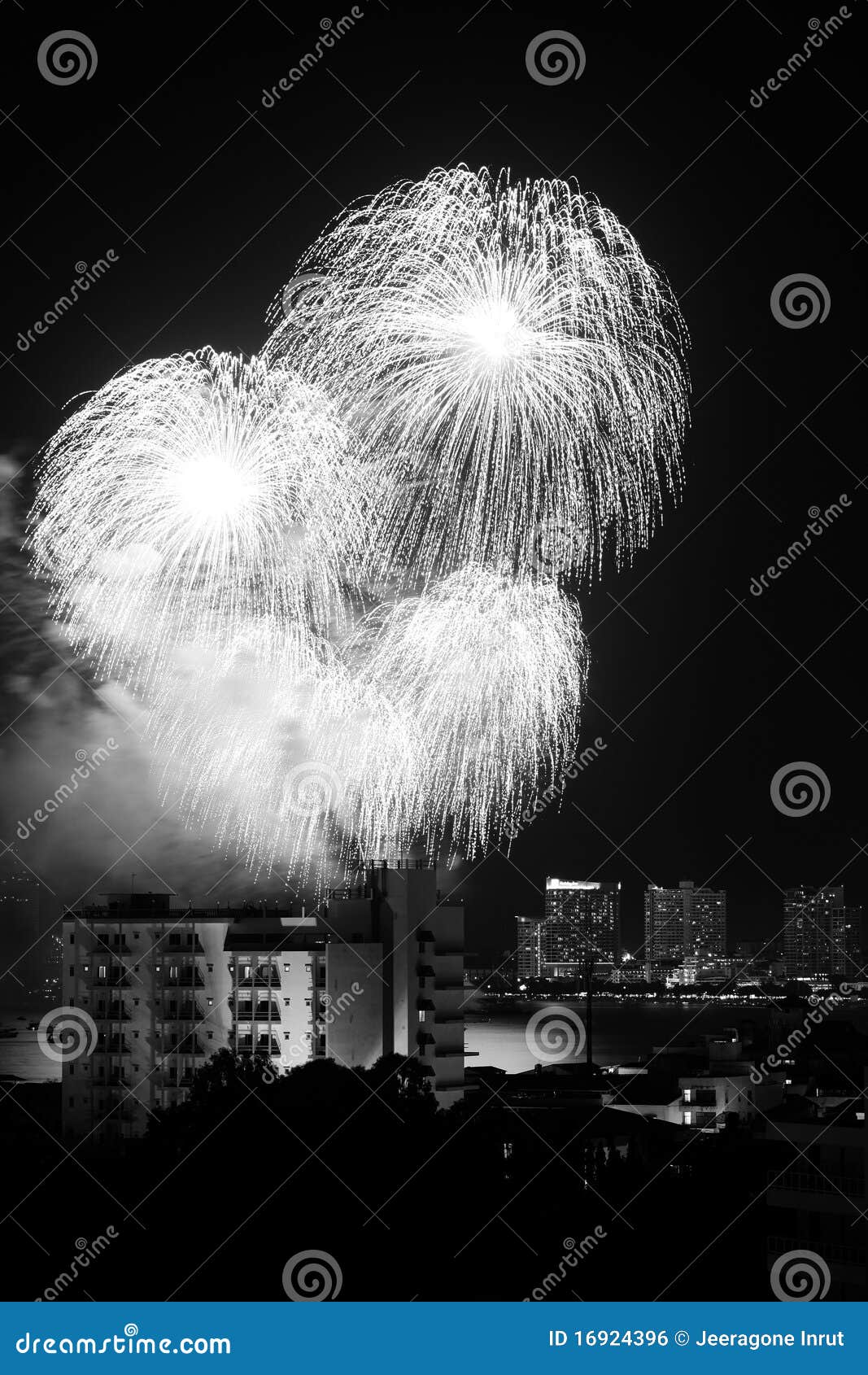 Fireworks Exploding stock photo. Image of lights, decoration - 16924396