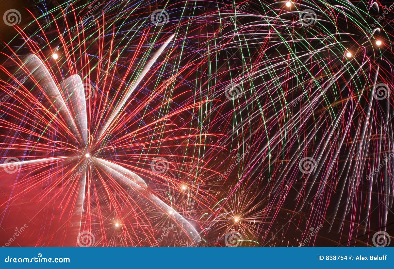Fireworks exploding stock photo. Image of ammo, firework - 838754