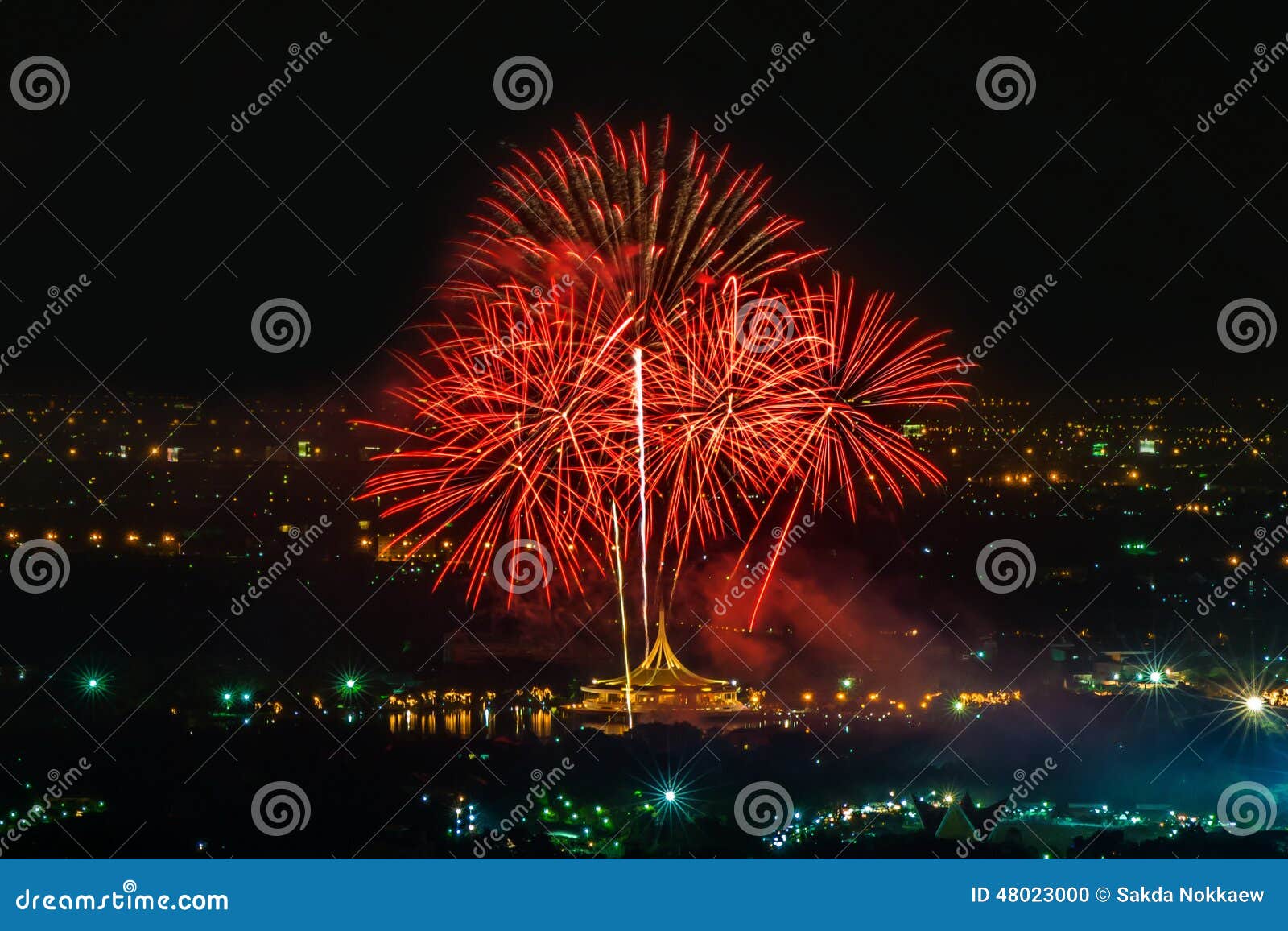 Fireworks stock photo. Image of explosion, event, summer - 48023000