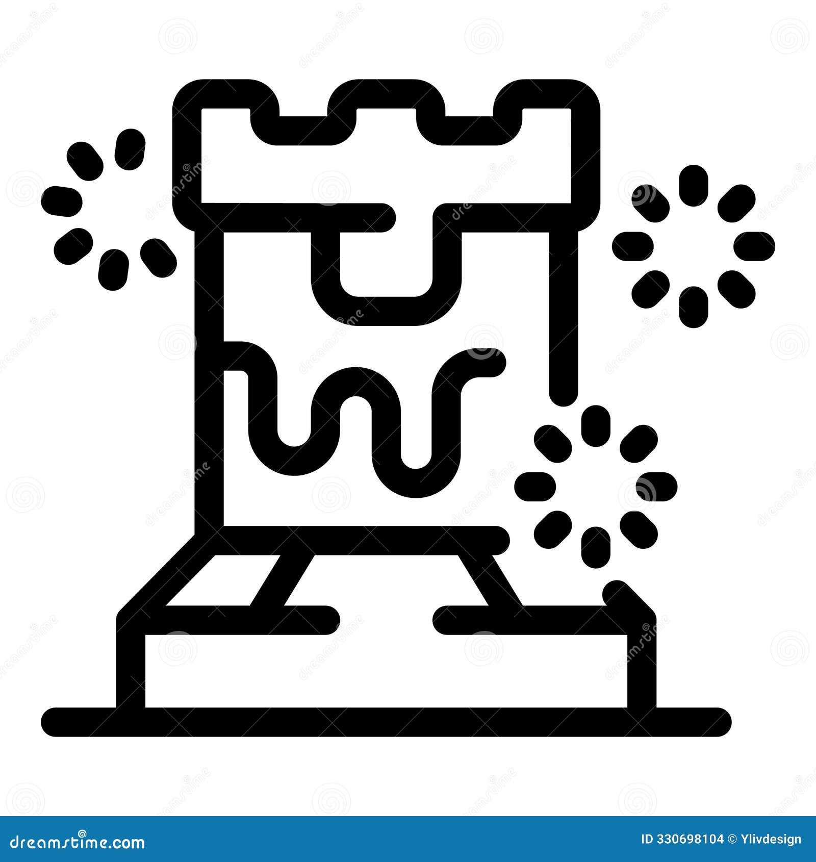 Fireworks Exploding Over Castle Celebrating National Holiday Stock ...