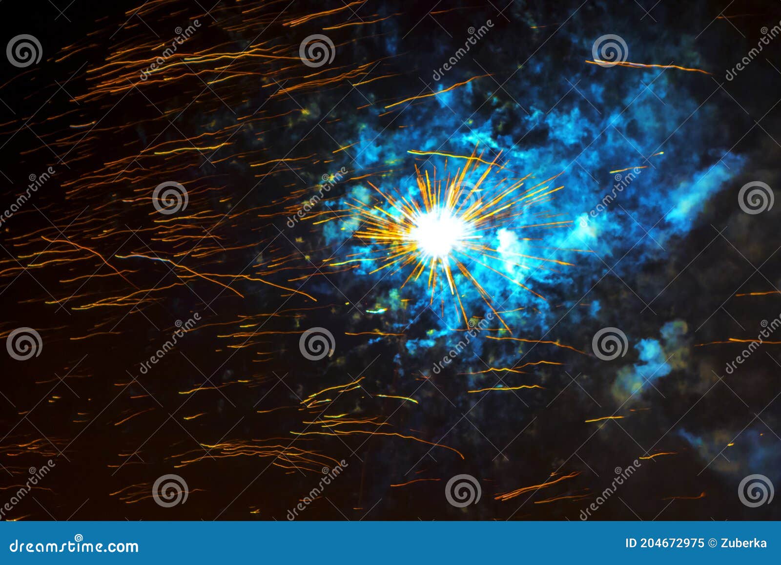 Fireworks Explosion Royalty-Free Stock Image | CartoonDealer.com #45665968