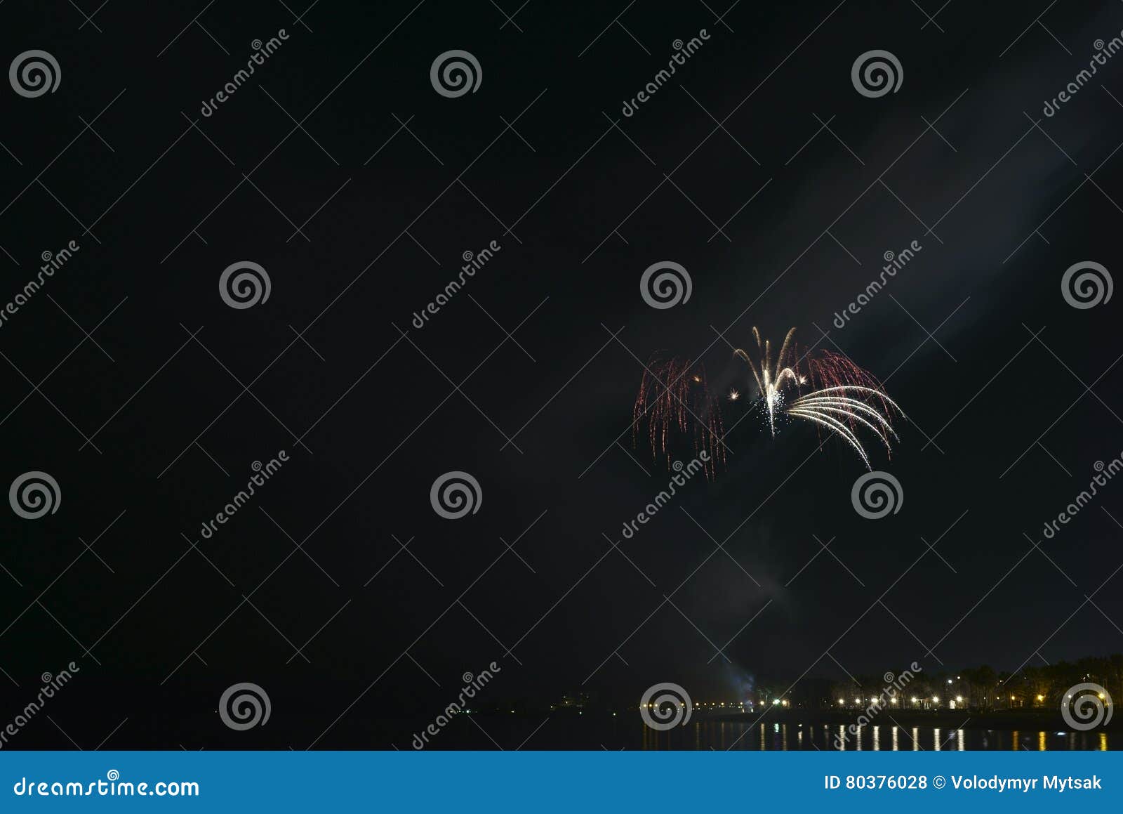 Fireworks stock photo. Image of atmosphere, phenomenon - 80376028