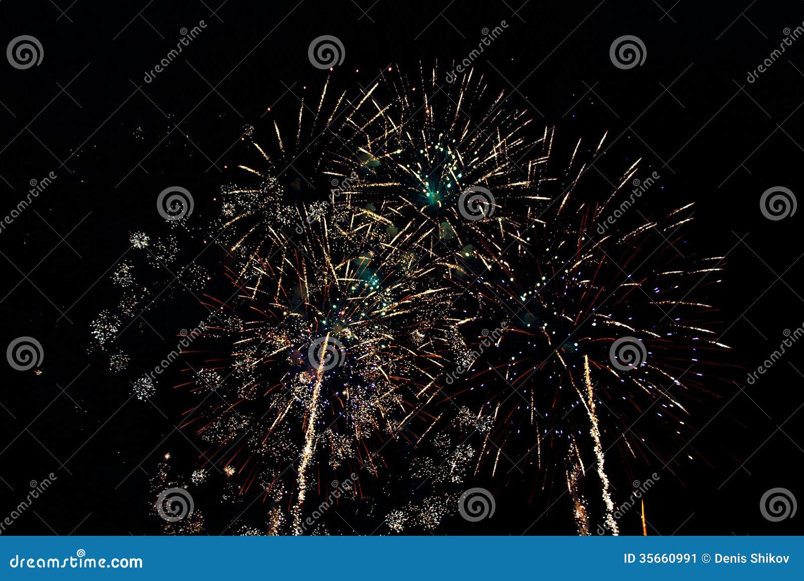 Fireworks stock image. Image of emotions, explosion, bright - 35660991