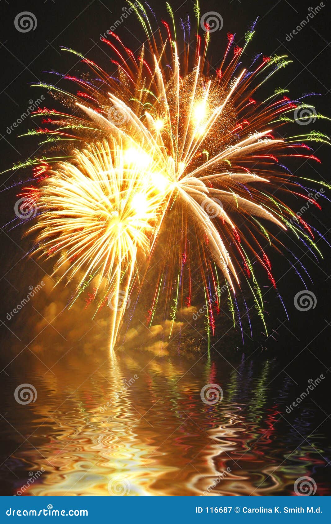 Fireworks Finale! stock image. Image of fireworks, flash - 116687