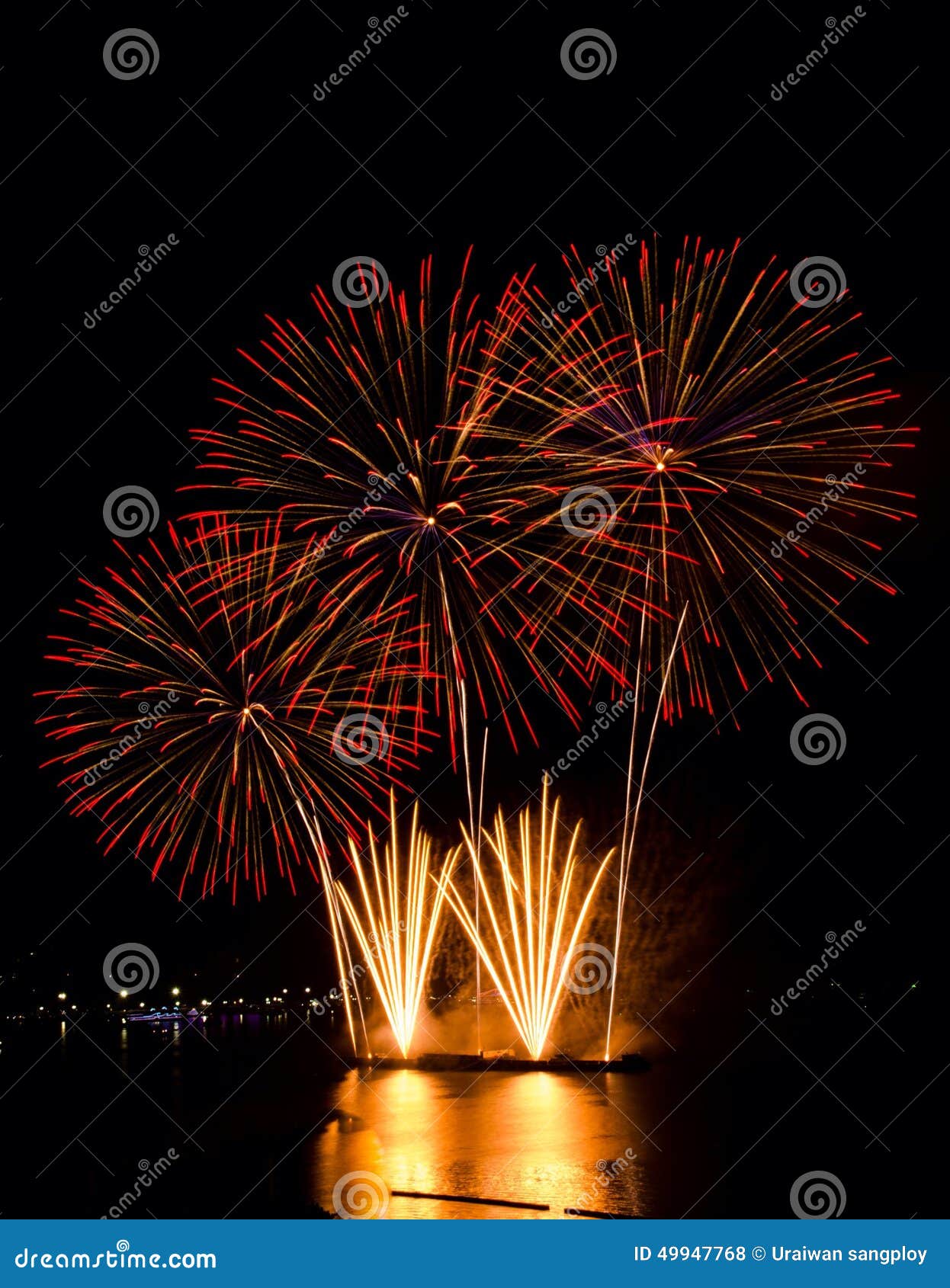 Fireworks stock photo. Image of festival, fire, fireworks - 49947768