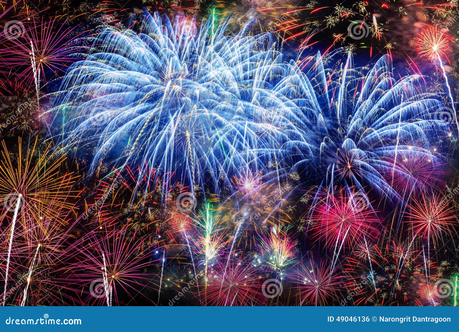 Fireworks stock photo. Image of abstract, anniversary - 49046136