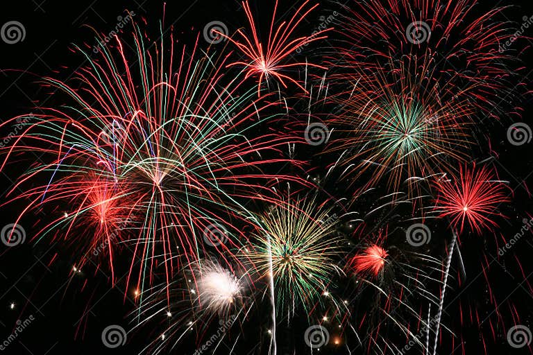 Fireworks Grand Finale stock image. Image of celebrate - 2472931