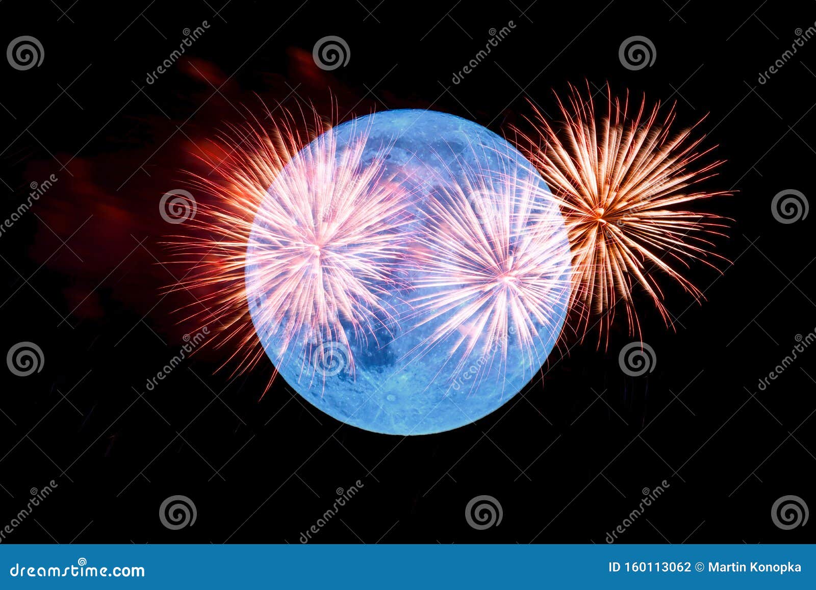 Fireworks stock photo. Image of hard, astronomy, orange - 160113062