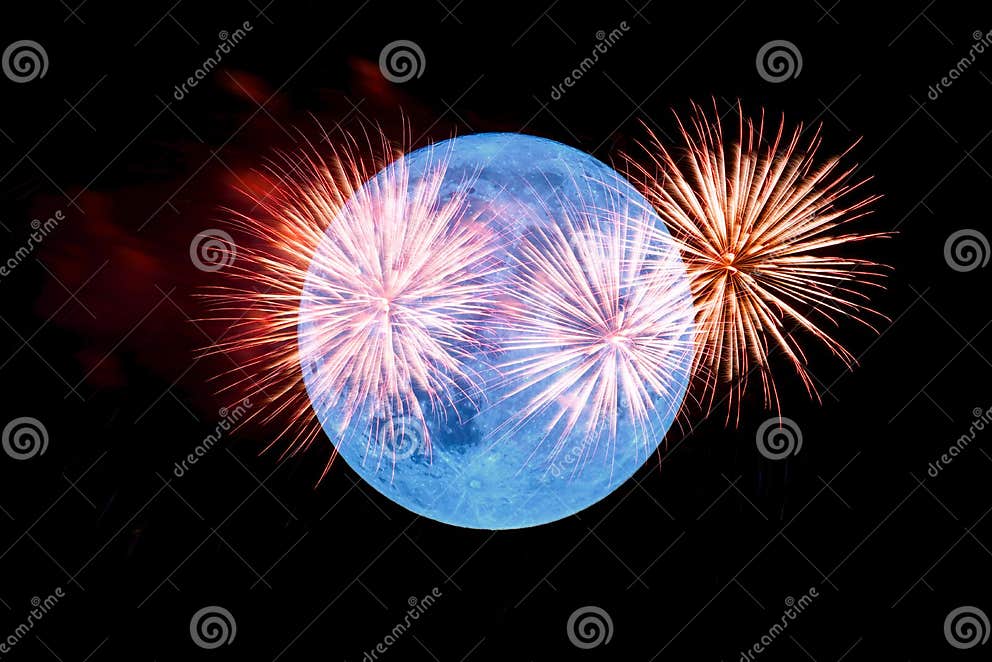 Fireworks stock photo. Image of hard, astronomy, orange - 160113062