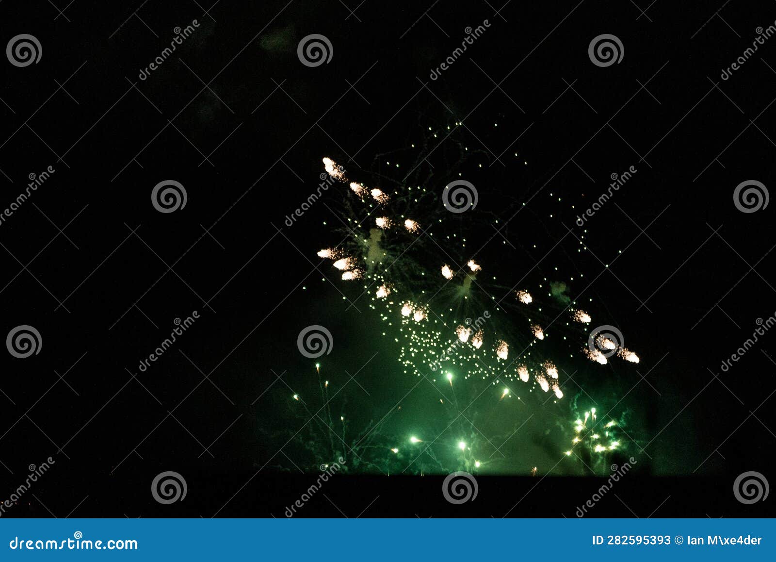 Fireworks green stock image. Image of green, weddimg - 282595393