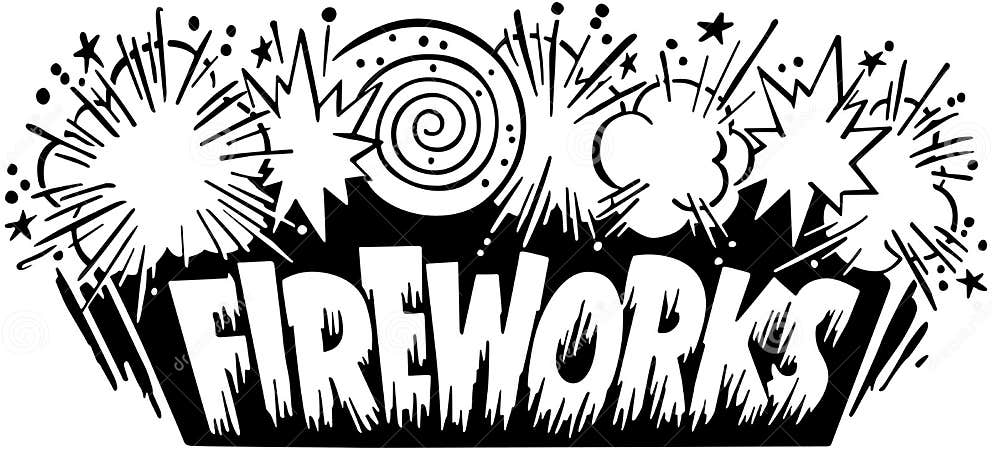 Fireworks Header stock vector. Illustration of shopping - 42097652