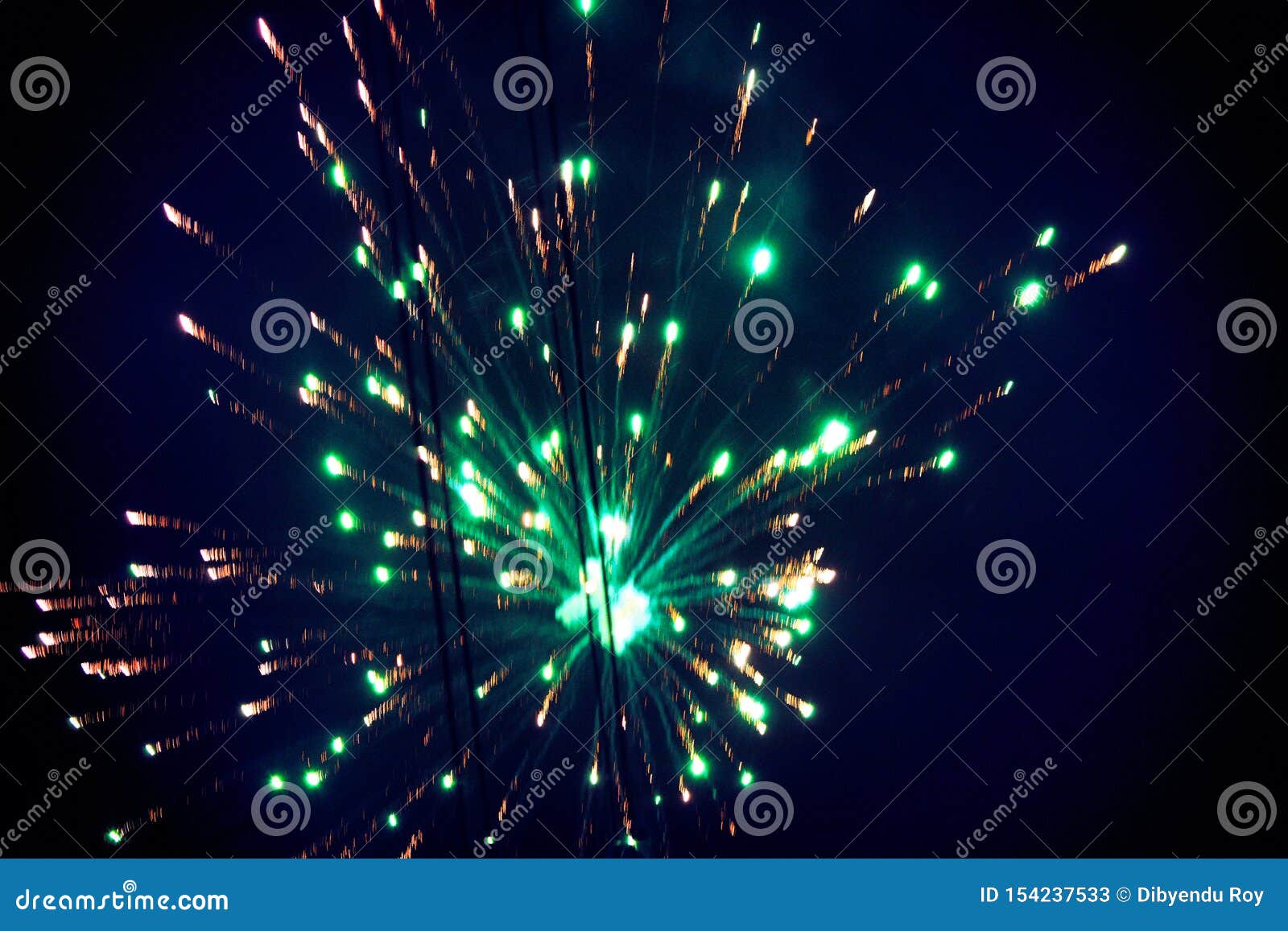 Fireworks Starburst into Night Sky Stock Image - Image of marriage ...