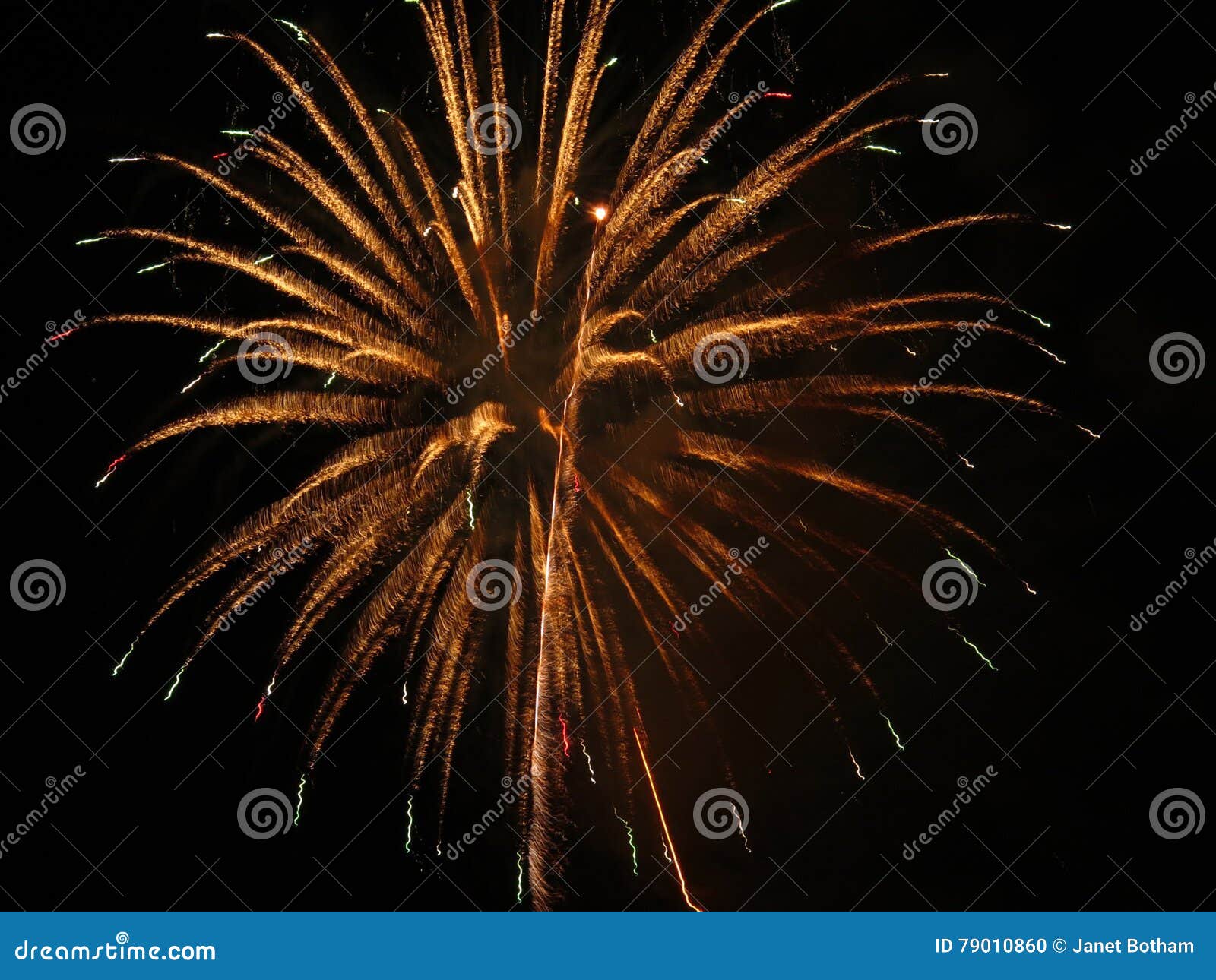 Fireworks stock photo. Image of huge, star, orange, fireworks - 79010860