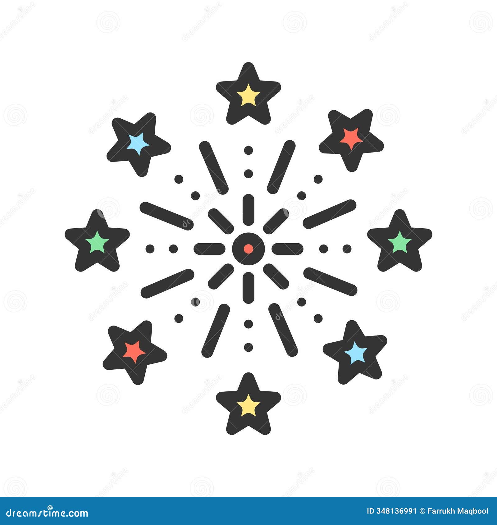 Fireworks, Icon, Festive Clip Art Stock Image | CartoonDealer.com ...