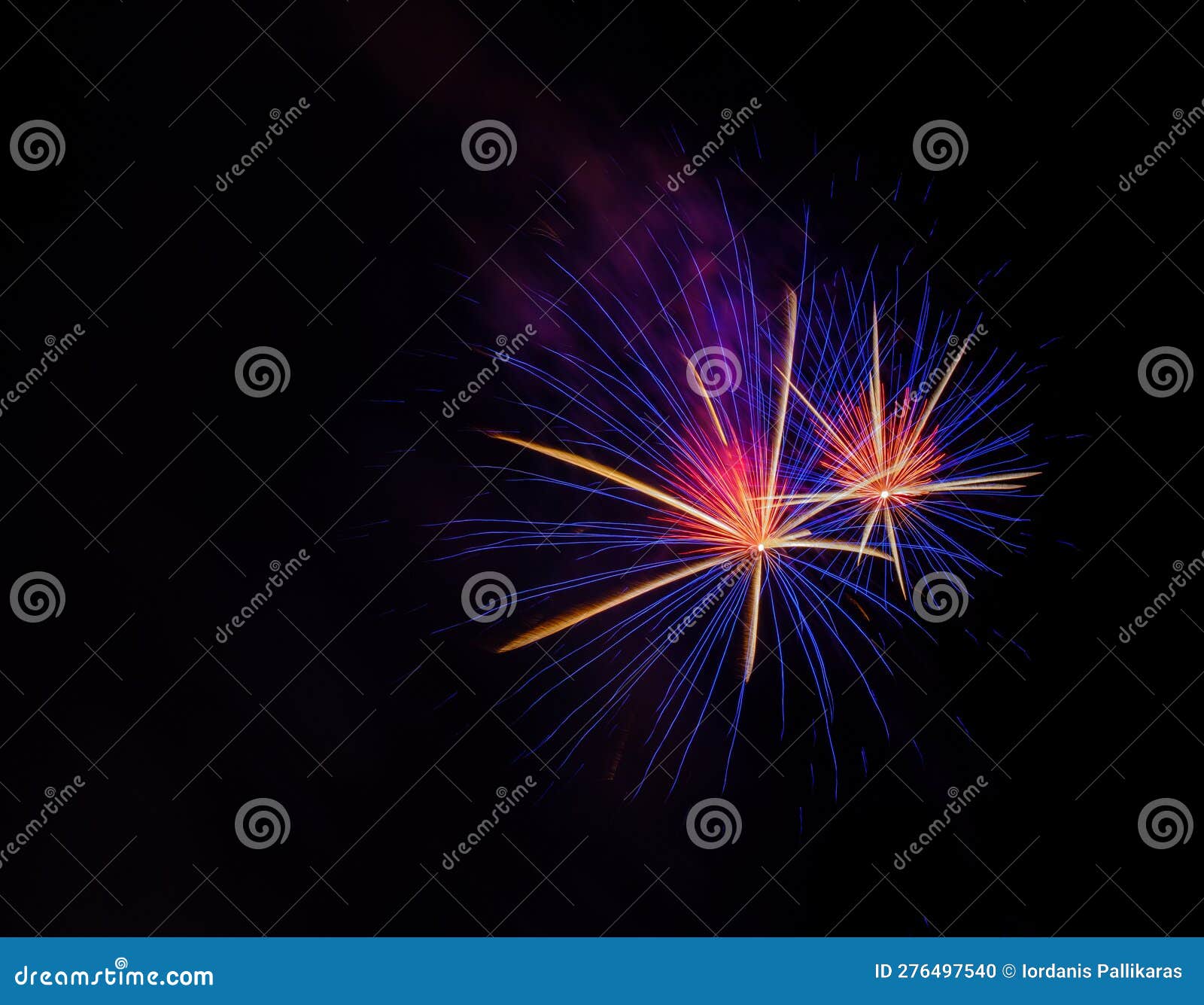 Fireworks Launch at Orthodox Easter Celebration in Corfu, Greece Stock ...