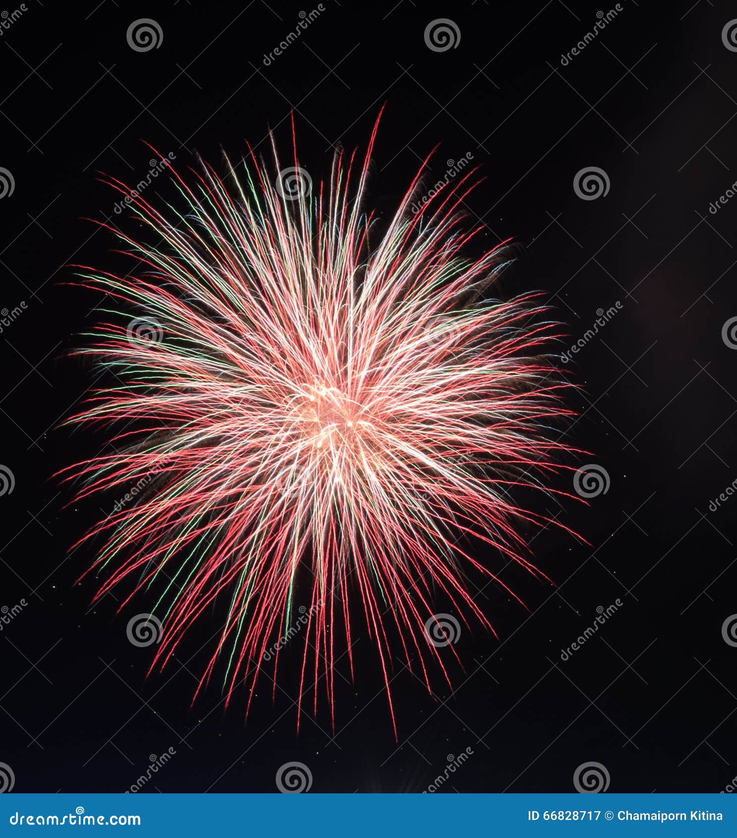 Fireworks light up the sky stock image. Image of orange - 66828717