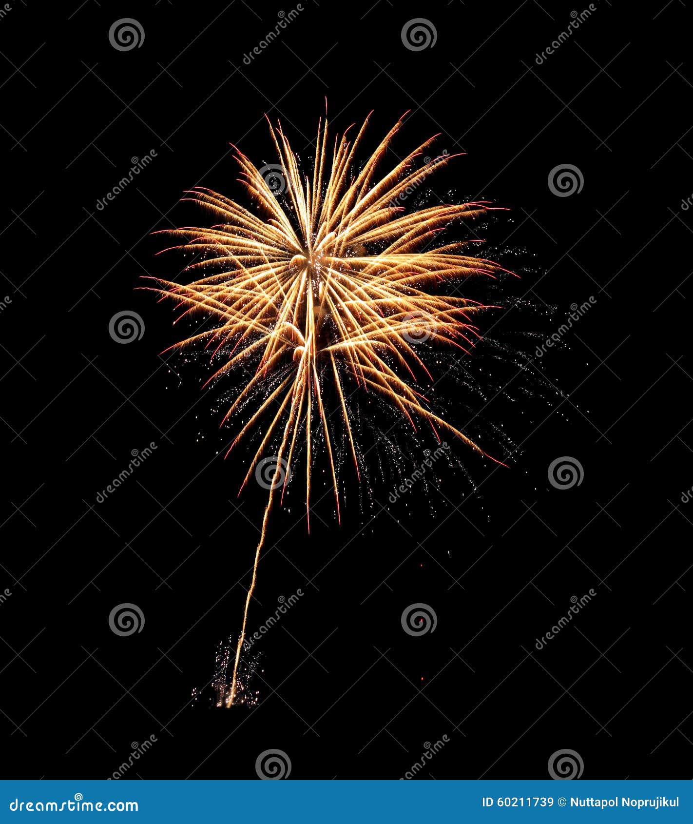 Fireworks Light Up the Sky with Dazzling Display - Vibrant Color Stock ...