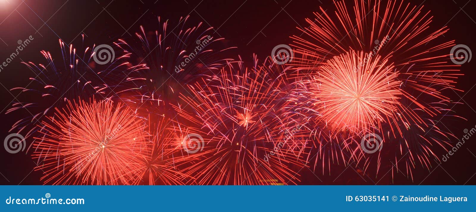 Red Fireworks stock image. Image of explosion, fire, event - 63035141