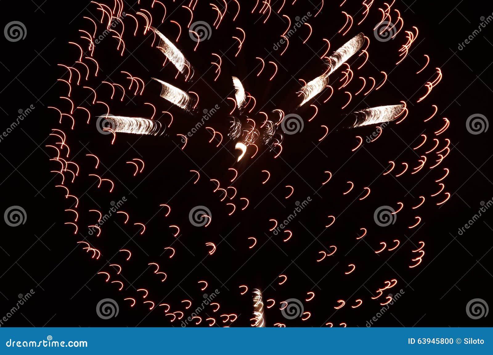 Fireworks - Lights in Motion Stock Photo - Image of lighten, glow: 63945800