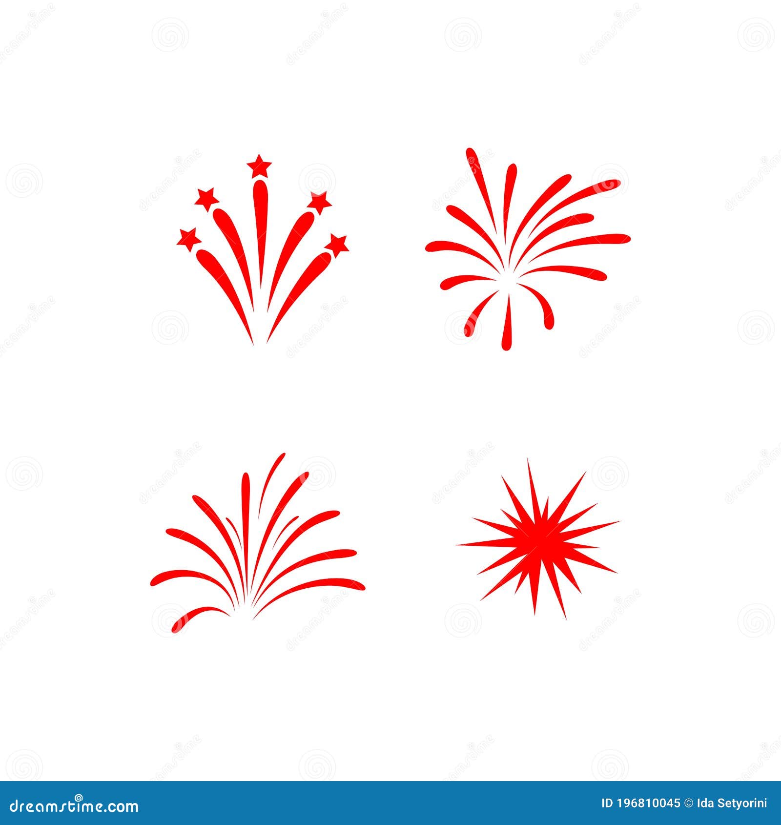 Fireworks logo stock vector. Illustration of effects - 196810045