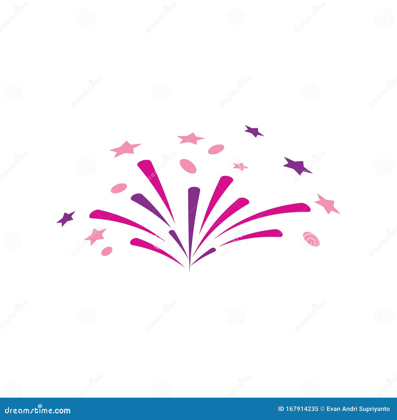 Fireworks Logo Template Vector Symbol Stock Vector - Illustration of ...