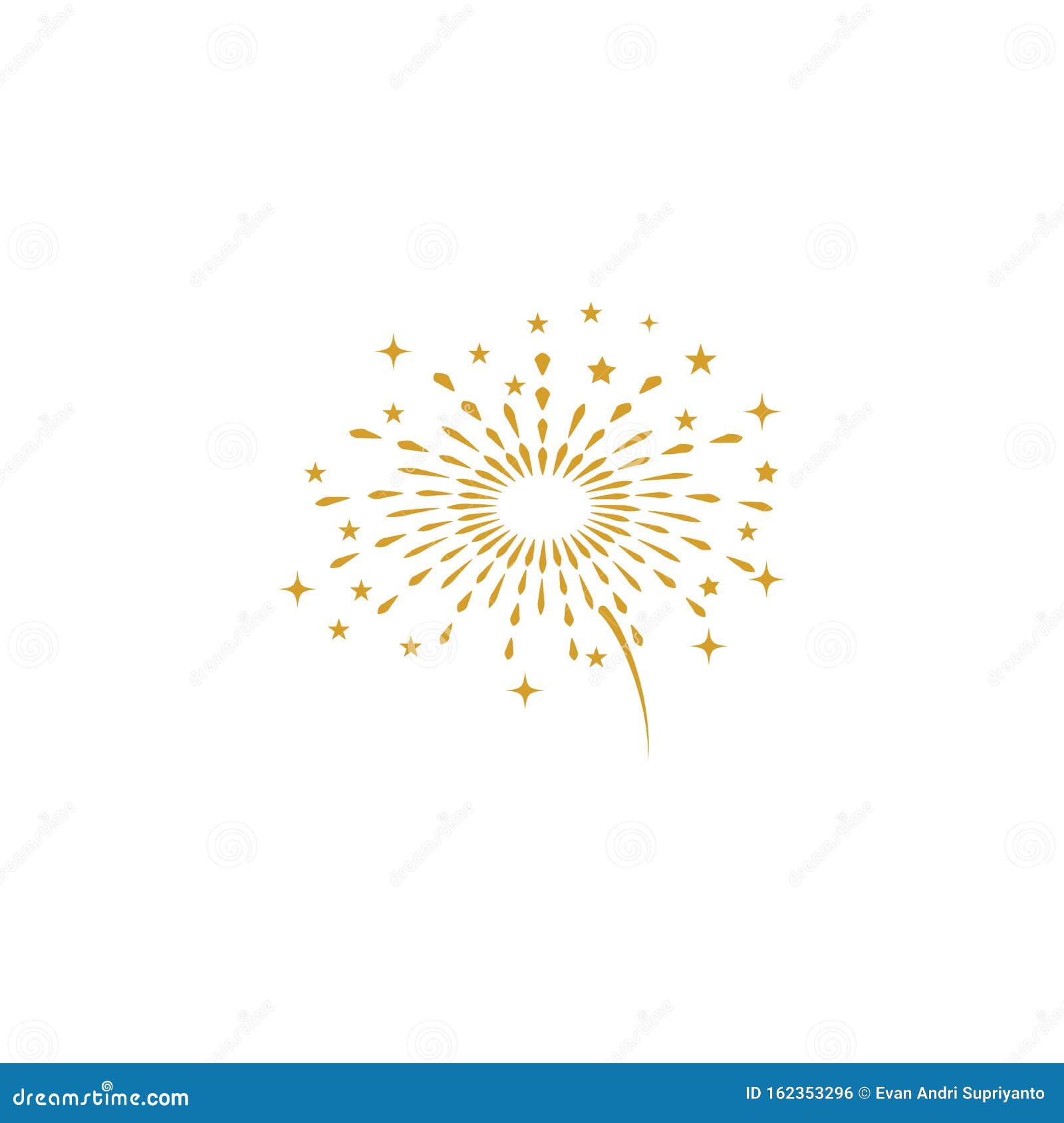 Fireworks Logo Template Vector Symbol Stock Vector - Illustration of ...