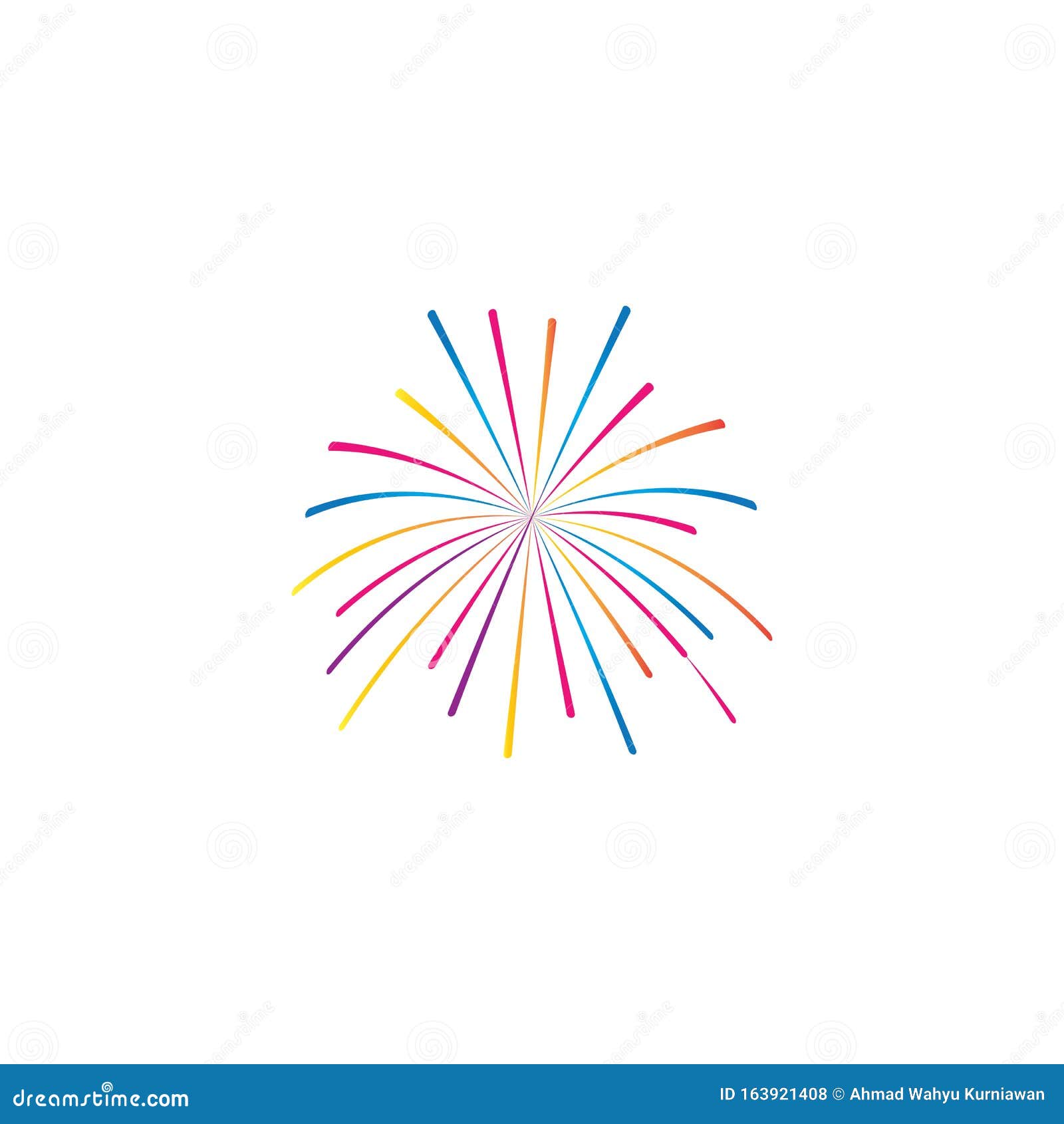 Fireworks Logo Vector Illustration | CartoonDealer.com #34631298