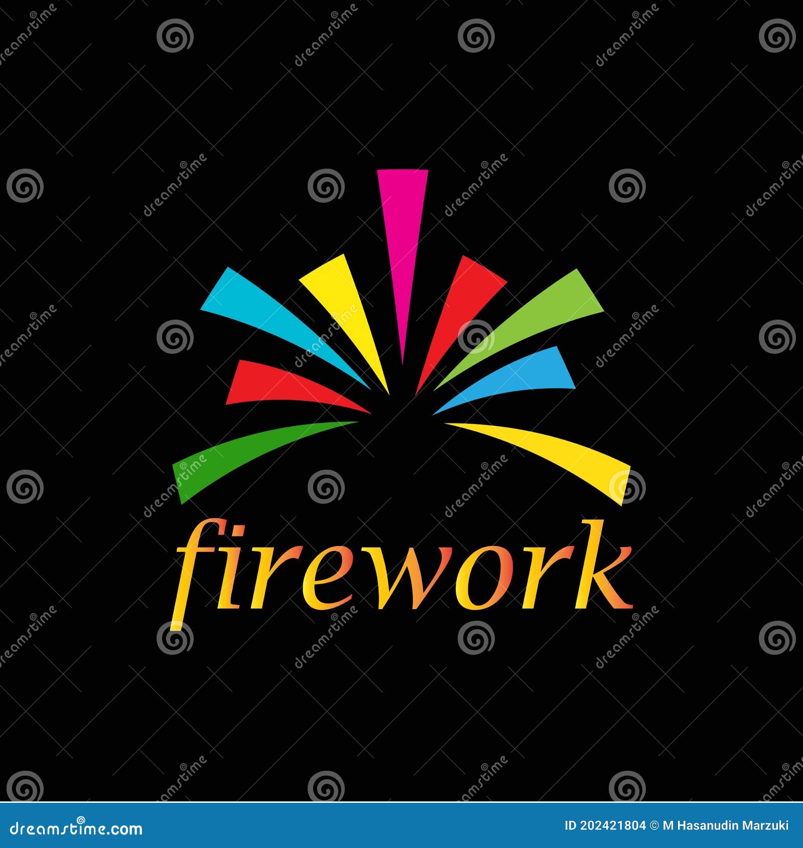 Fireworks logo vector stock vector. Illustration of icon - 202421804