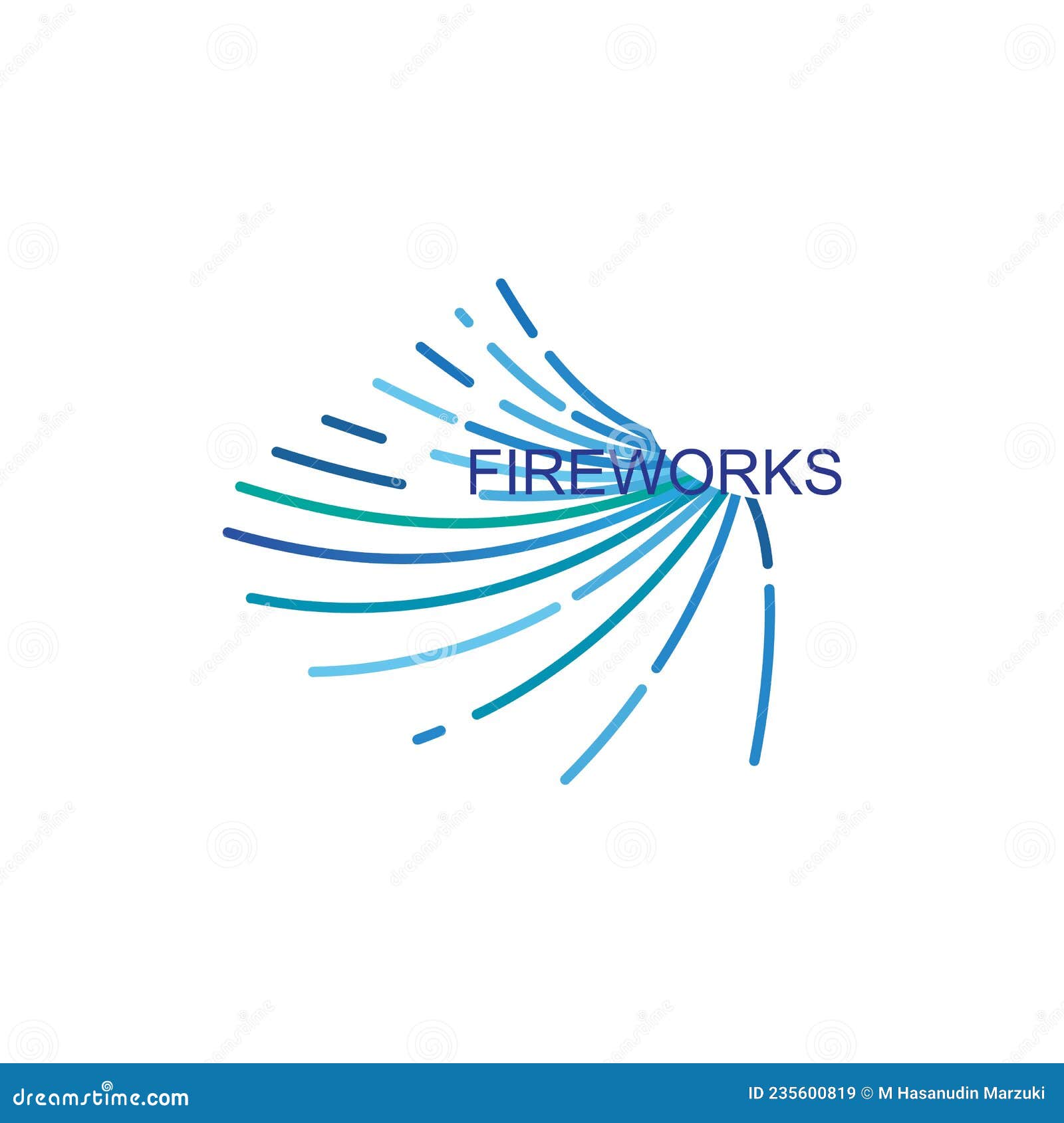 Fireworks logo vector stock vector. Illustration of fireworks - 235600819