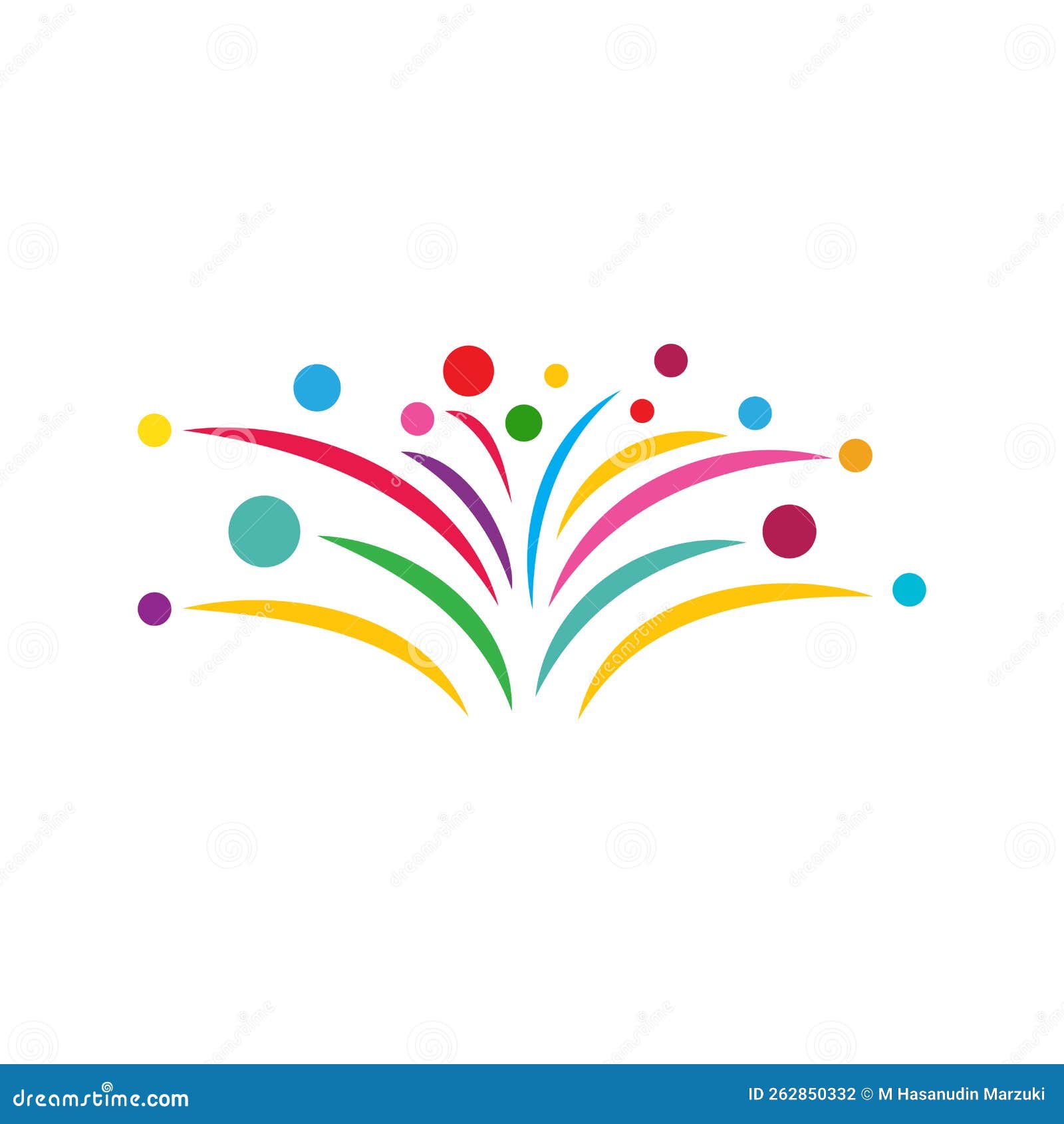 Fireworks logo vector stock illustration. Illustration of logo - 262850332