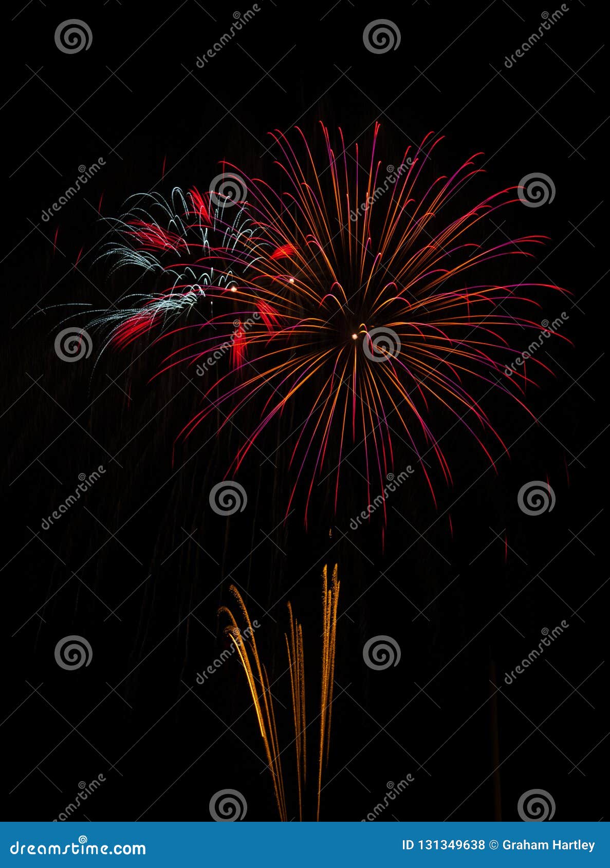 Fireworks stock photo. Image of exposure, long, firework - 131349638