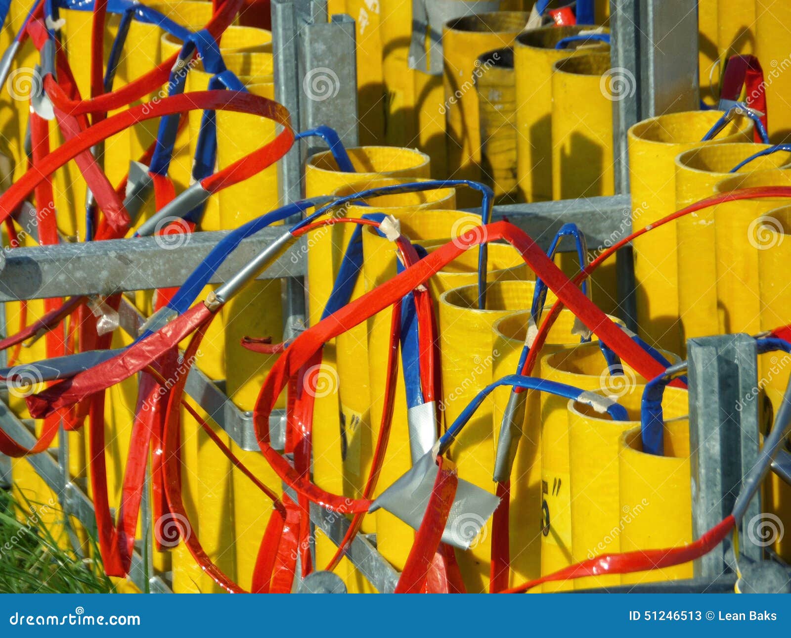 Fireworks stock image. Image of vuurwerkshow, fireworks - 51246513