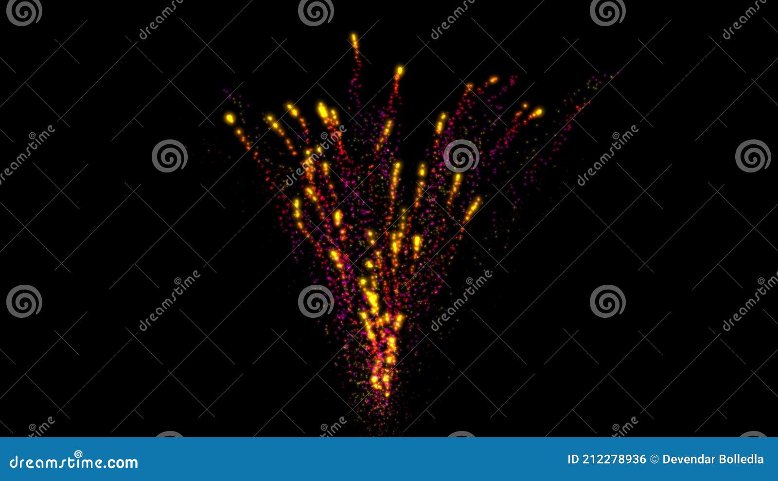 Fireworks Motion Graphics with Night Background Stock Footage - Video ...