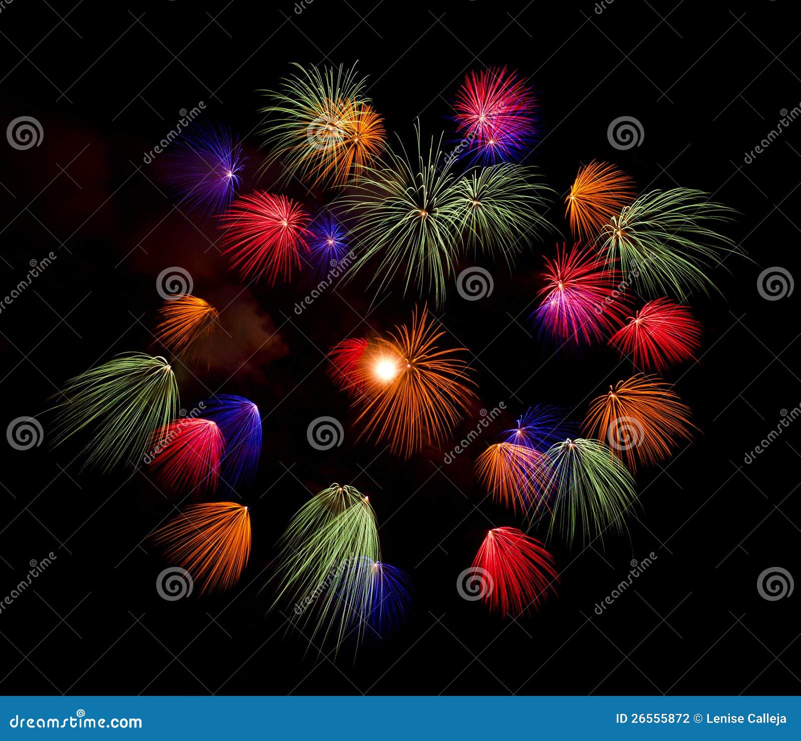 Fireworks in Mqabba - Malta Stock Photo - Image of explosion, dark ...