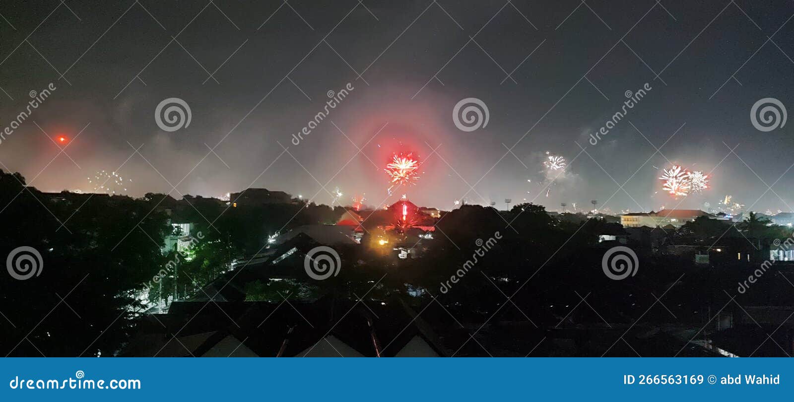 Fireworks and new year stock image. Image of year, room - 266563169