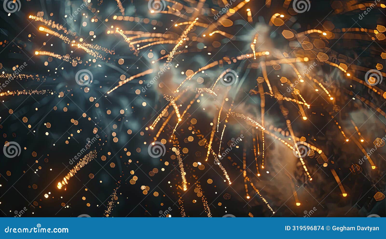 Fireworks in the Night, Fireworks Background, Colored Fireworks ...