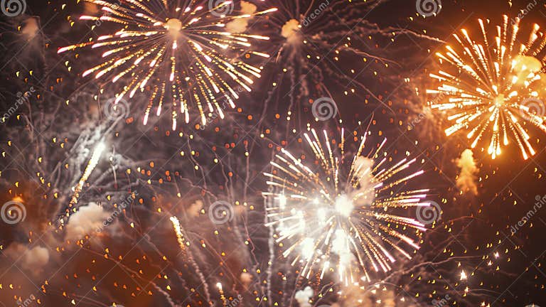Fireworks in the Night, Fireworks Background, Colored Fireworks ...